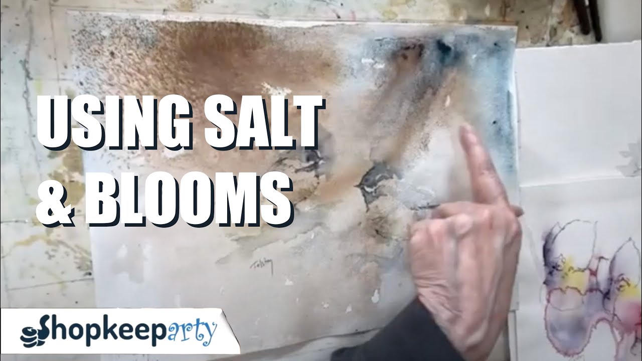 Using Salt, Blooms & Combos in your Watercolors (w/ Alex Tolstoy ...