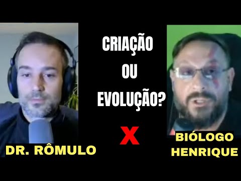 Dr Rômulo x Biólogo Henrique _ Live Épica: Criação ou Evolução? 🔥