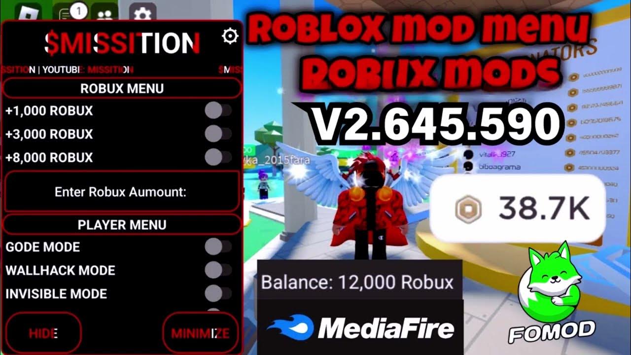 Roblox Mod Menu Shark v2.645.665 | Unlimited Robux with Free Shopping ...