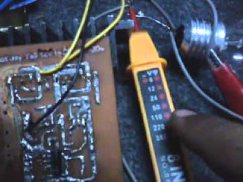 Homemade inverter. 12v dc to 220v ac - YouTube