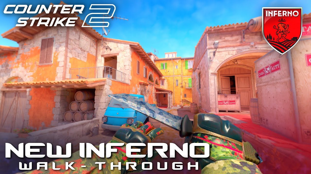 NEW CS2 Inferno (Full Walk-Through) - YouTube