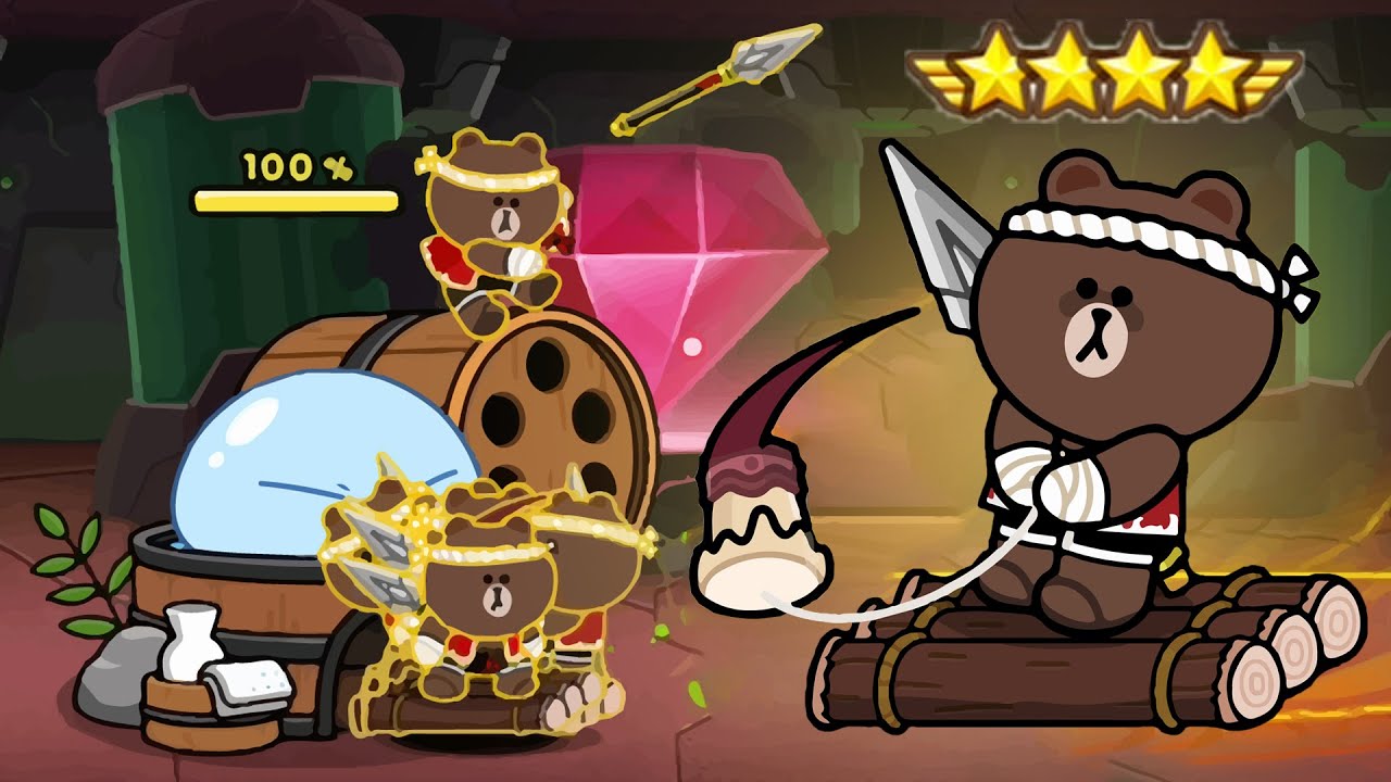 LINE Rangers | Brown พรานจระเข้ PVP & Stage ยาก - YouTube