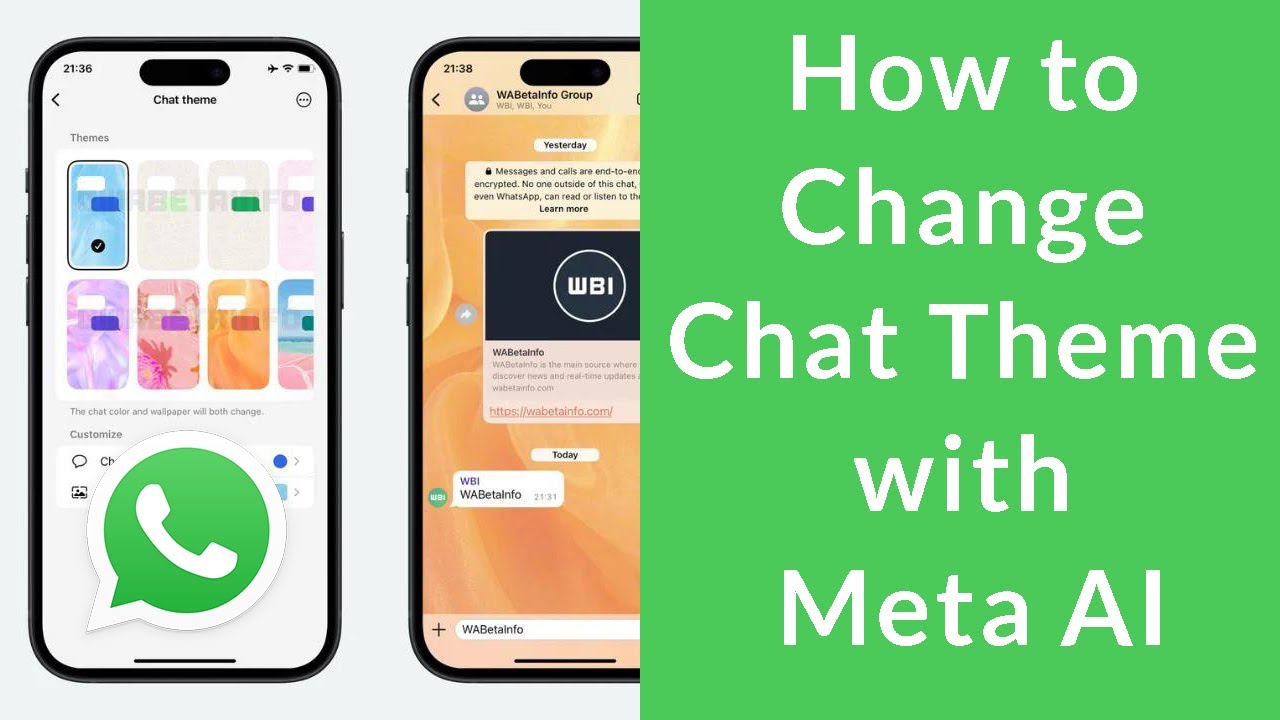 How to Make Chat Theme Using Meta AI in WhatsApp? - YouTube