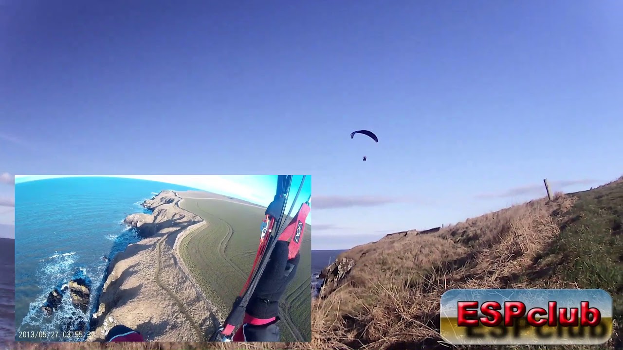 Ross soaring Lunan Sea Cliffs - YouTube