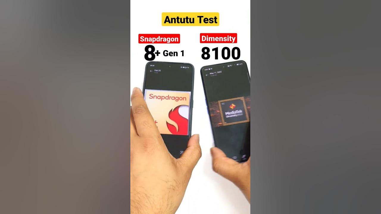 Snapdragon 8+Gen1 vs Dimensity 8100 🔥🔥🔥 - YouTube