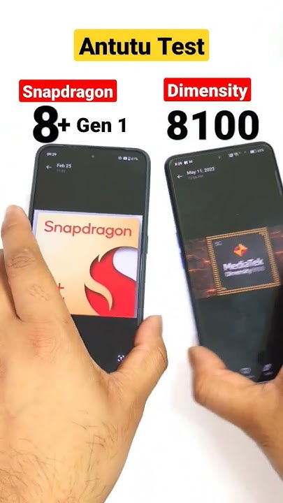 Snapdragon 8+Gen1 vs Dimensity 8100 🔥🔥🔥 - YouTube