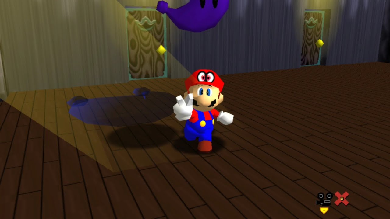 Super Mario Odyssey v5 HD Textures MollyMutt's Full Screen 16:9 Big Boo ...