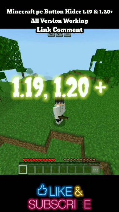 Minecraft Button Hider 1.20+ All Version Working mcpe button hide|button remove mcpe#Minecraft # ...