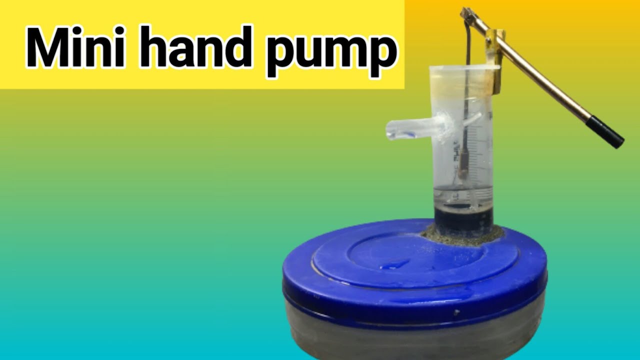 How to make hand pump | hand pump Kese banaye - YouTube
