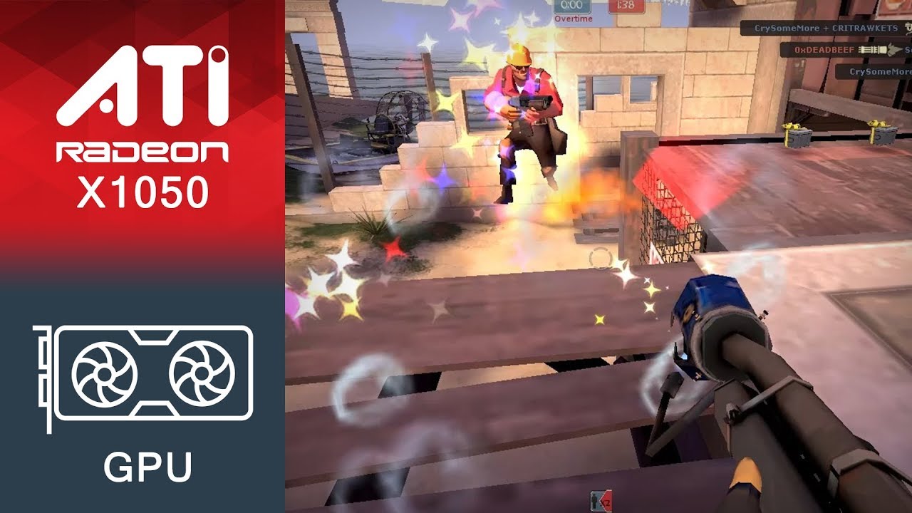 Team Fortress 2 Gameplay ATI Radeon X1050 - YouTube