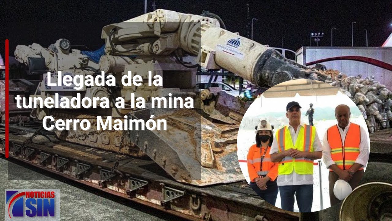 Llegada de la tuneladora a la mina Cerro Maimón - YouTube