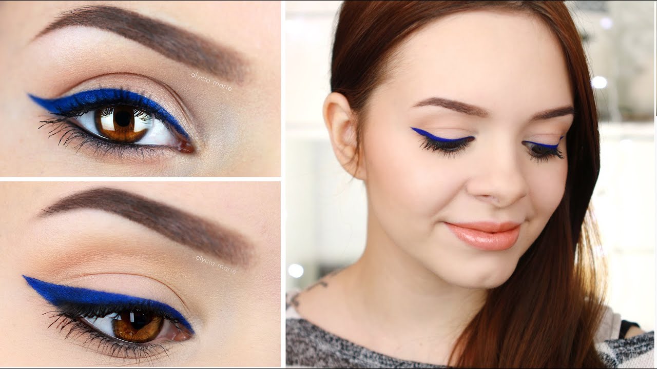 Blue Liner Look • 2 Minute Tutorial - YouTube