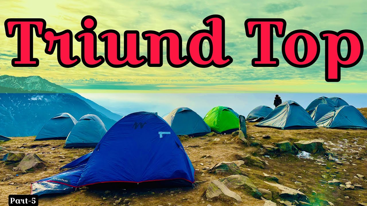 Triund Top | strong wind | -1 temprature | thand nal buri halat | part ...