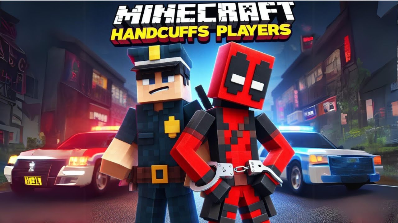 😱👉NUEVA VERSION DE "HANDCUFFS PLAYERS"⭐👮MINECRAFT BEDROCK💥 - YouTube