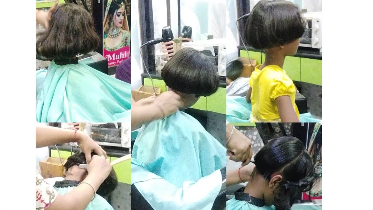 school girls very short haircut💇🏻‍♀️ ️ karna sikhe 😉 - YouTube