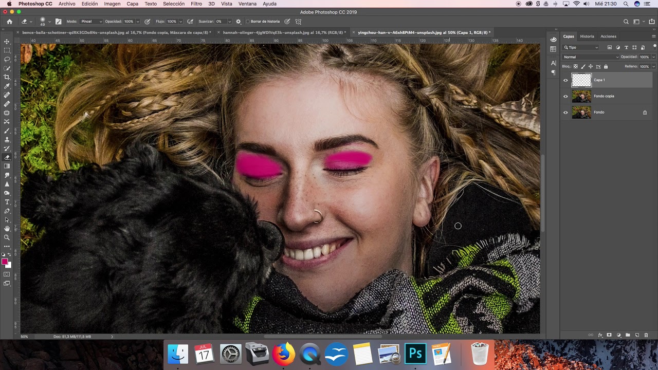 EXPLICACIÓN CAPAS Y MASCARAS DE CAPA PHOTOSHOP - YouTube