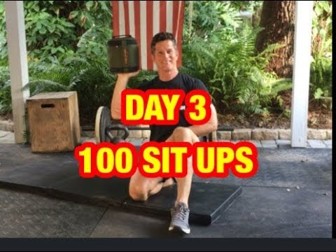 100 SIT UPS DAY FOR 30 DAYS (DAY 3) - YouTube