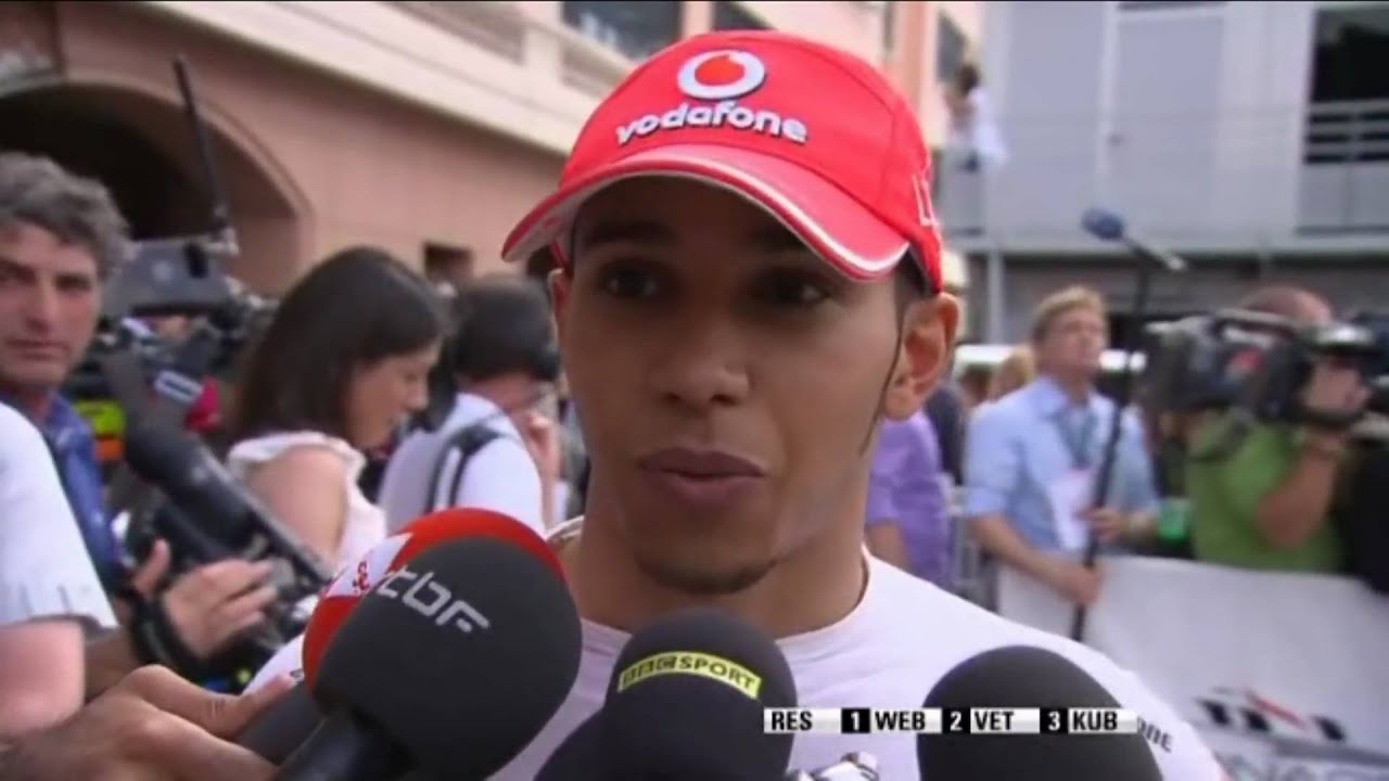 Lewis Hamilton Interview After Monaco Grand Prix 2010 - YouTube