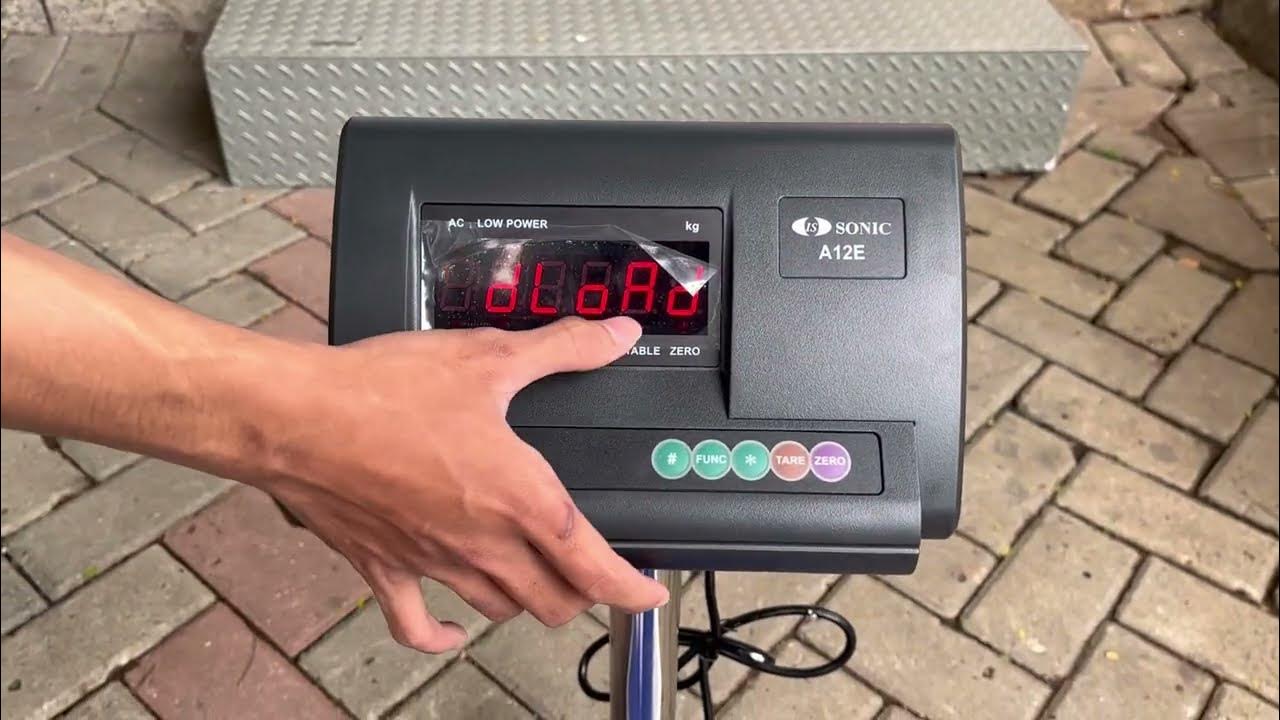 Cara Rakit & Kalibrasi Timbangan SONIC A12E - YouTube
