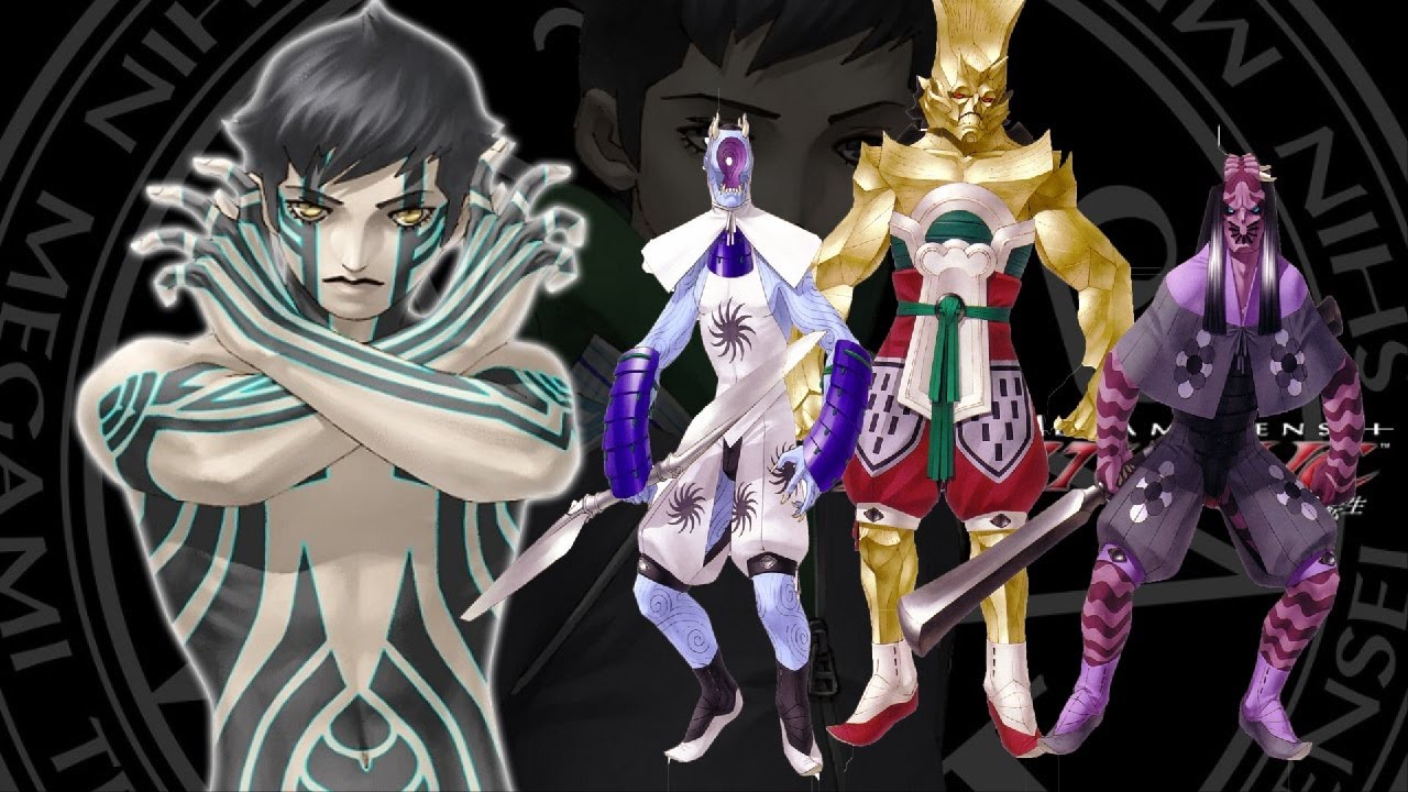 SMT Nocturne Boss 10 Sui-ki, Kin-ki, and Fuu-ki - YouTube