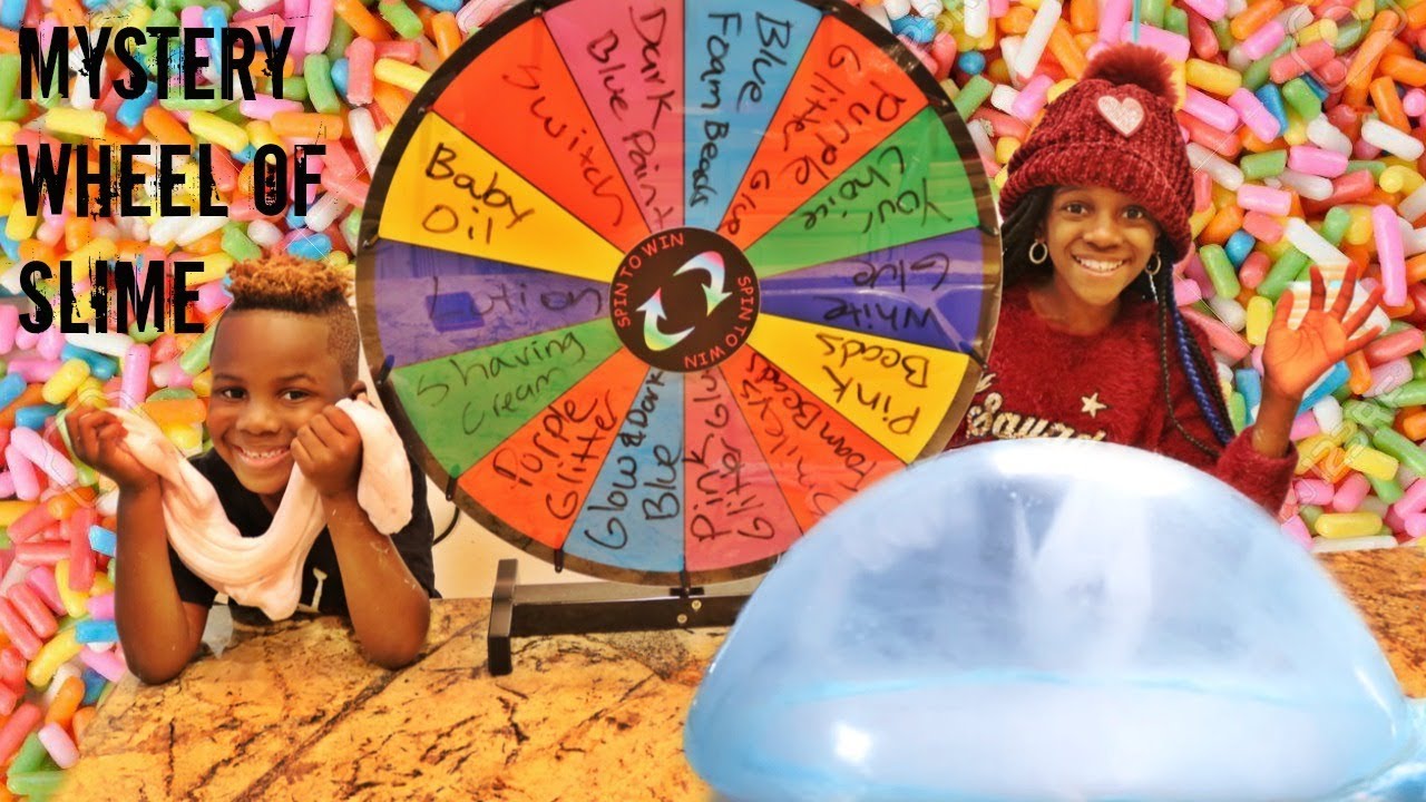 Don't Choose The Wrong Slime Ingredients (Mystery Wheel Of Slime ...