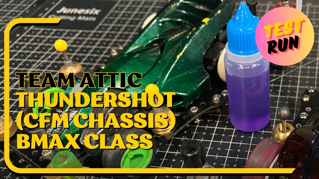 Tamiya Mini 4WD - TSHOT (CFM Chassis) Setup + Test Run - YouTube