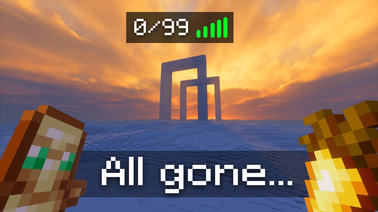 Exploring An Abandoned Minecraft Server - YouTube