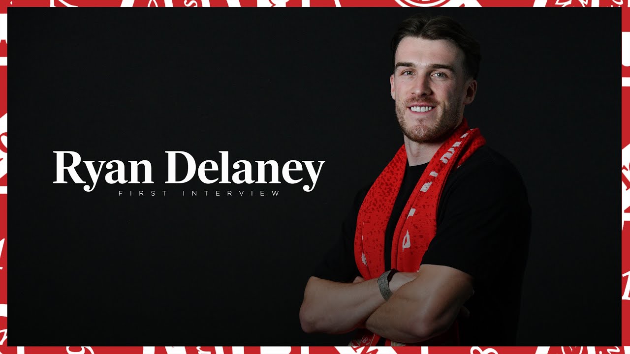 Ryan Delaney's first interview as a Swindon Town player - YouTube