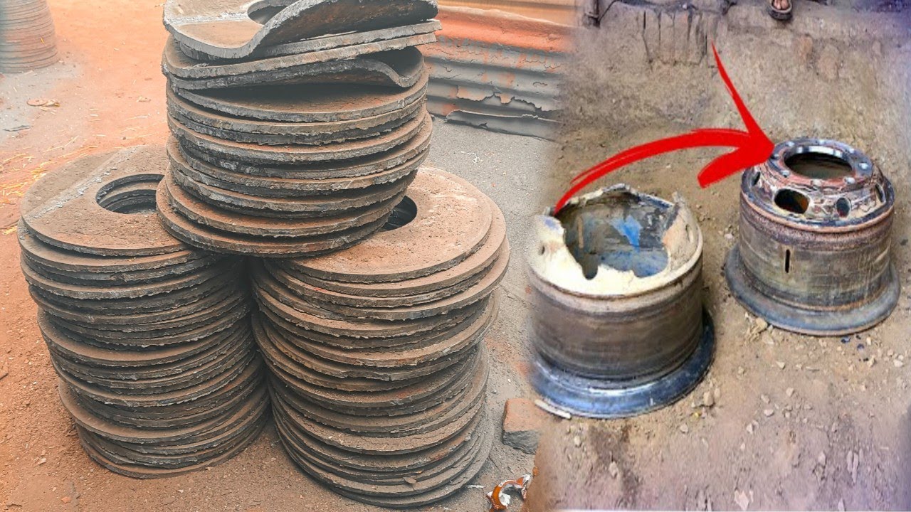 how toAmazing Technique of Repairing Broken Allory Rim | Restoration ...