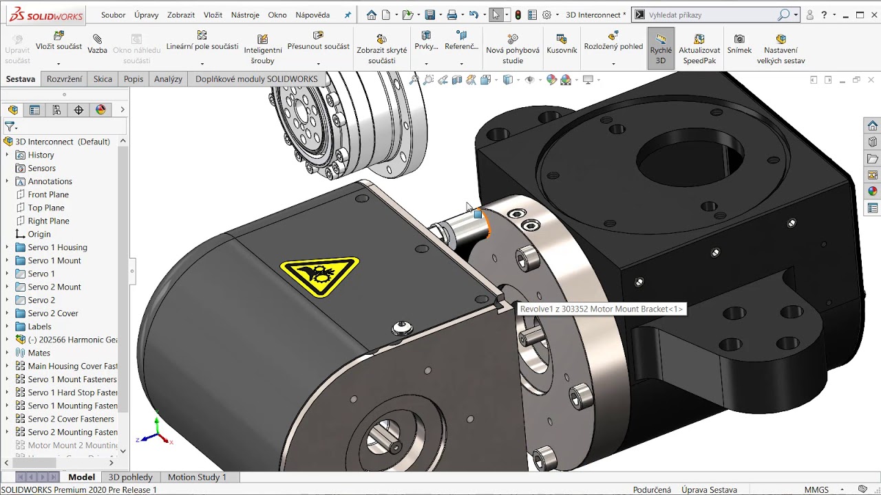 SOLIDWORKS 2020: 3D Interconnect - Vkladani souboru CAD do aktivnich ...