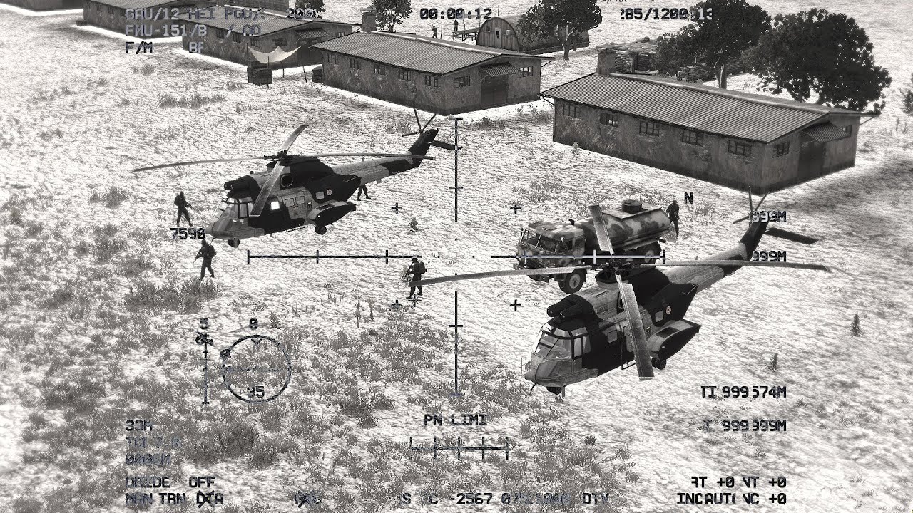 ARMA III: MILITARY BASE destroyed by fire | Rocket Missile Destroyed ...