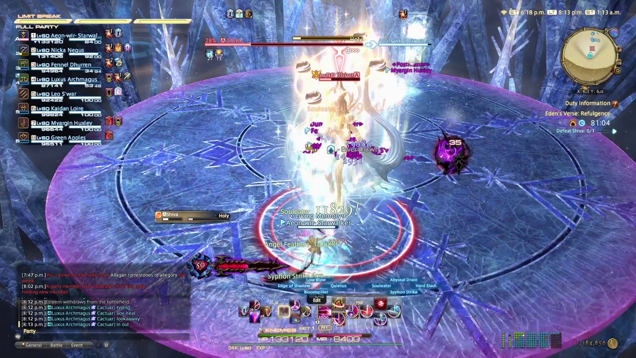 FINAL FANTASY XIV eden refulgence - YouTube