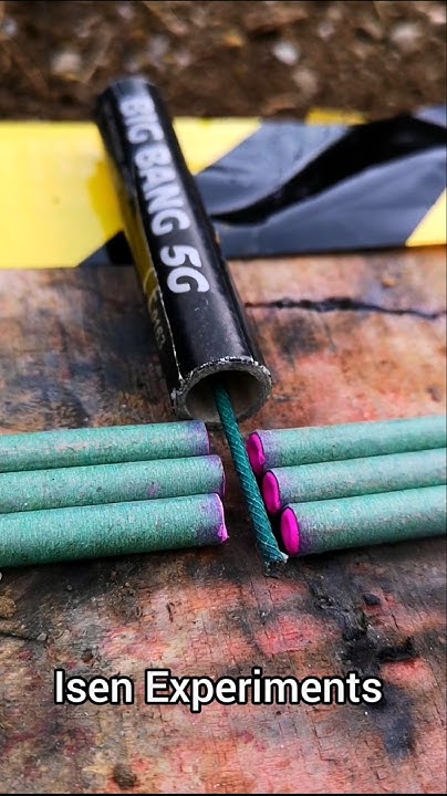 DIY 6X Louder Cracker #experiment #firecrackers #fireworks #crackers #lifehack - YouTube