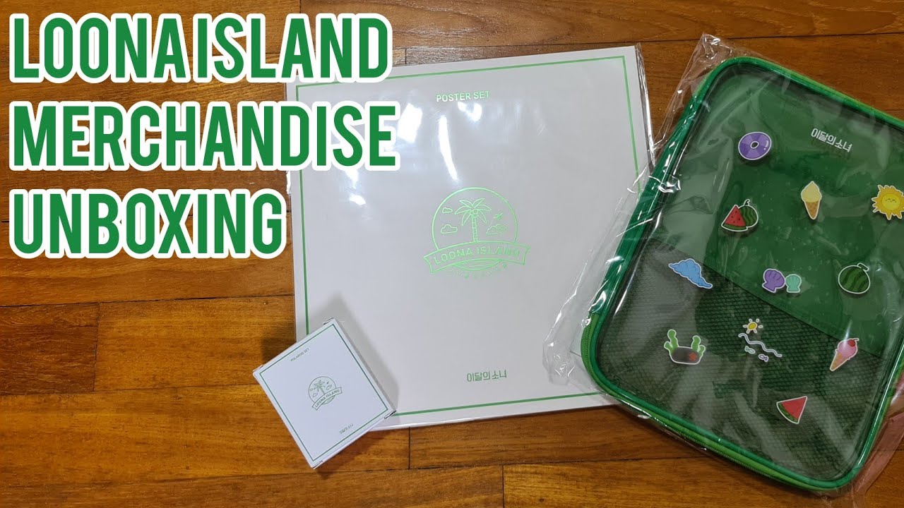 [UNBOXING] LOONA Island Merchandise - YouTube