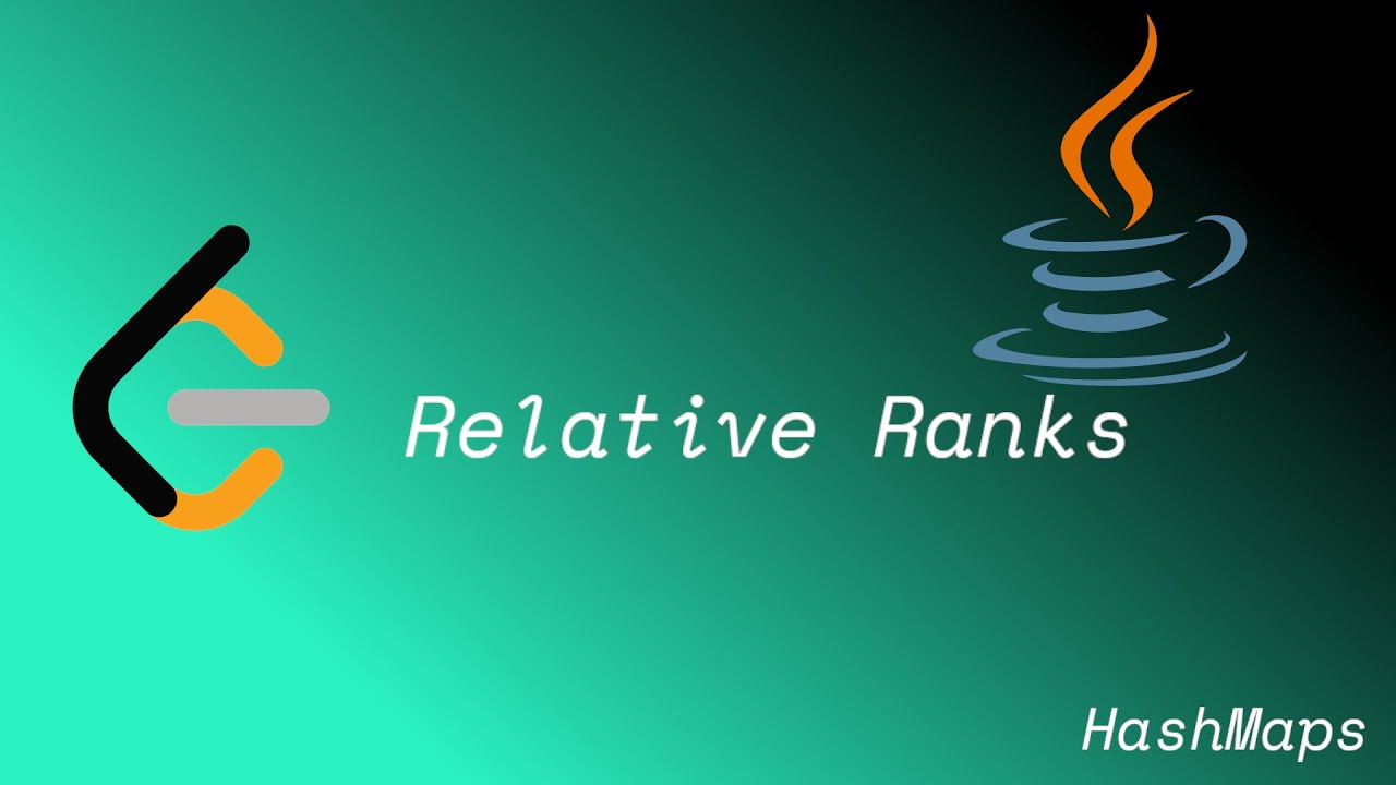 LeetCoding Until I'm Employed // Relative Ranks - YouTube LeetCoding Until I'm Employed // Relative Ranks - YouTube