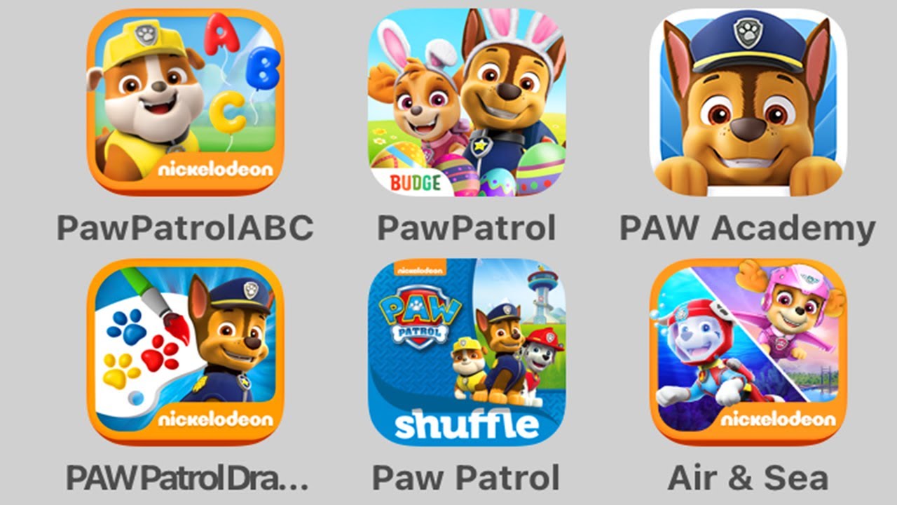 PAW Patrol Alphabet Learning ABC - English Cartoon Game Episode ...