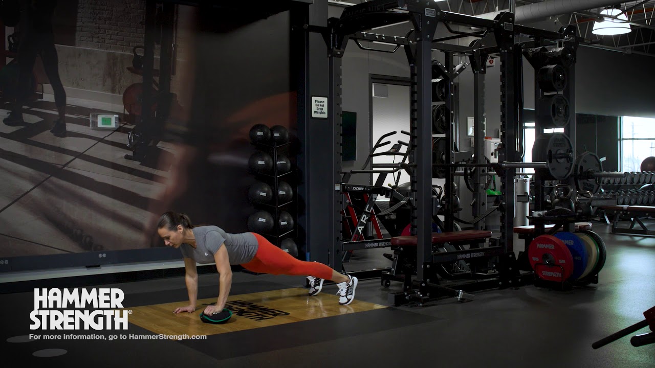 Slam Bell Push Up to Row - YouTube