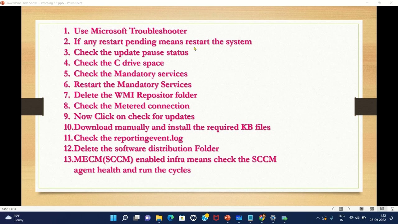 Windows Patching Troubleshooting - YouTube