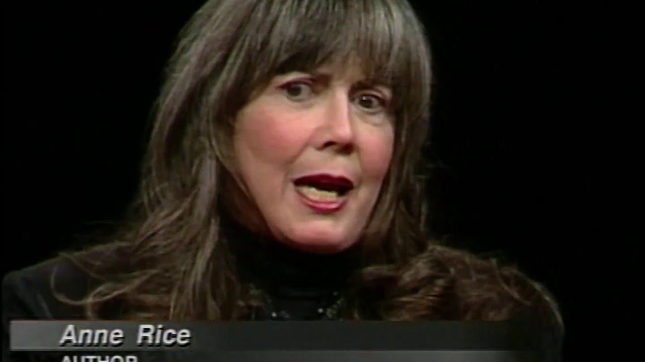 Anne Rice interview 1998 - YouTube
