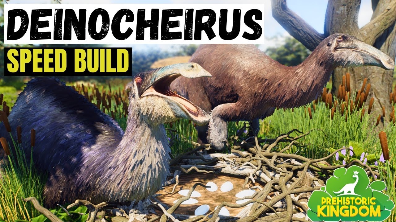 Deinocheirus Swamp Habitat SPEED BUILD Prehistoric Kingdom #dinosaur # ...