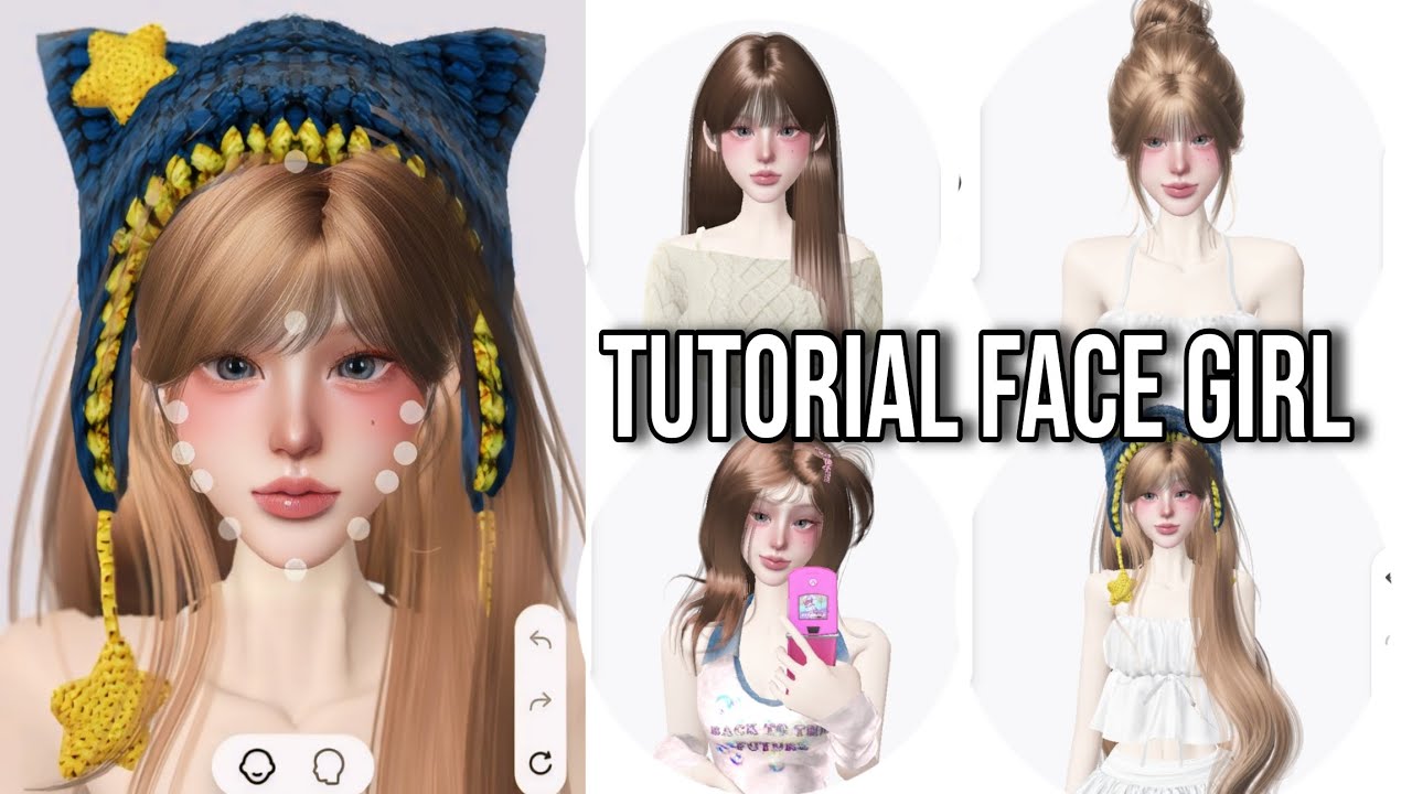 Tutorial face girl zepeto ¦ EP8 : สอนโมหน้าผู้หญิงน่ารักในzepeto. - YouTube
