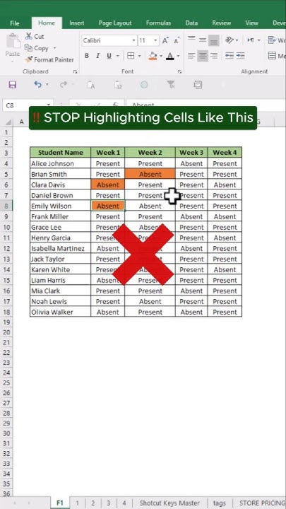 Top Excel Expert Reveals BEST Conditional Formatting Tip to Save Time #shorts #exceltricks # ...