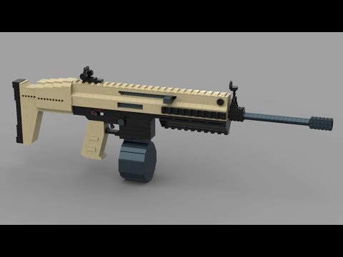 Custom Lego Gun MOC: SCAR HAMR Instructions PT2 - YouTube