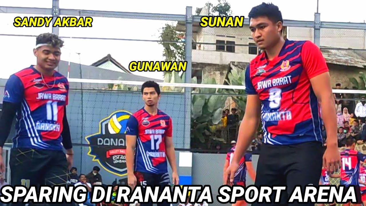 SANDY AKBAR,GUNAWAN DAN SUNAN SPARING DI RANANTA SPORT ARENA - YouTube