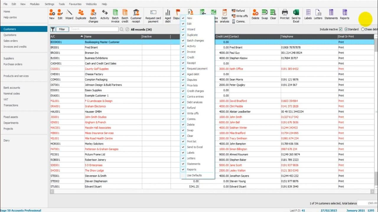 Using Contra Entries on Sage - Sage 50 Tutorial - #sage #accounting - YouTube