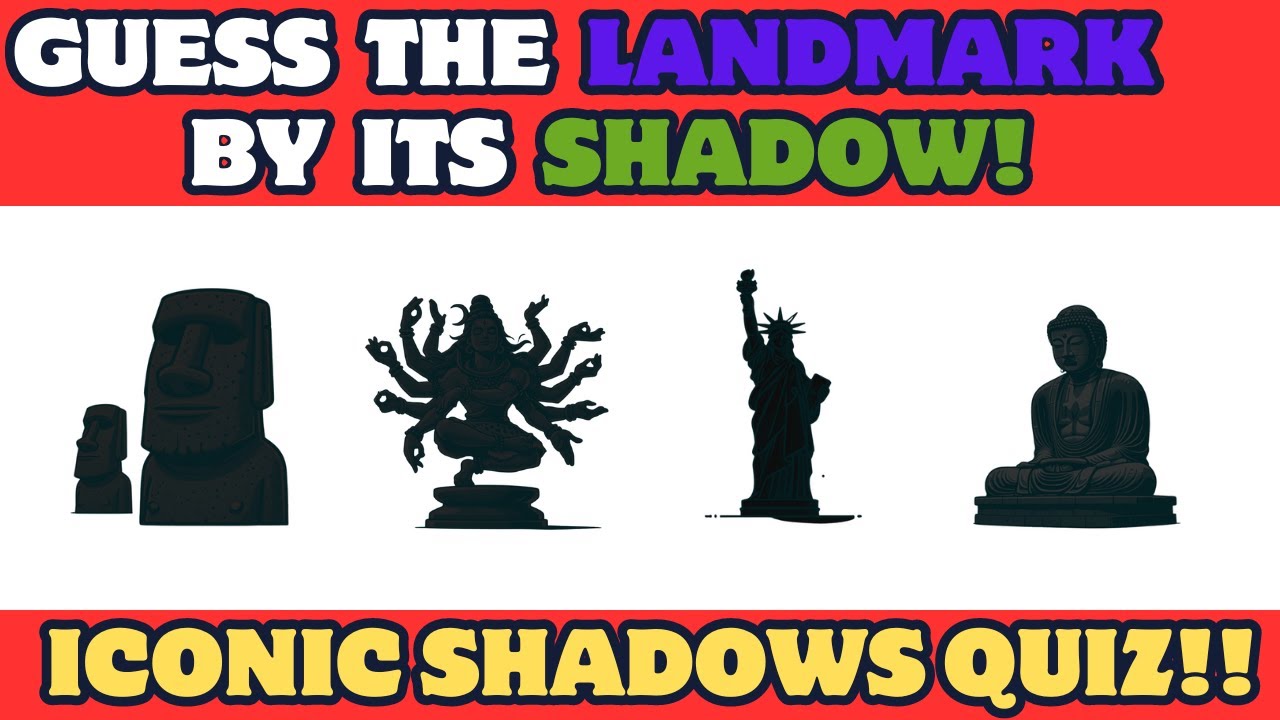 Landmark Quiz : Guess the Landmark by its Shadow! - YouTube