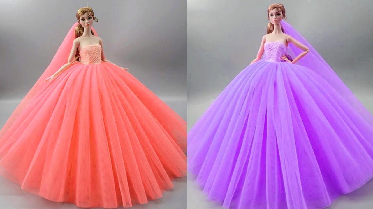 Barbie elbise yapımı / Nasıl Yapılır / 5 dakikada hallet ~ kendin yap ...