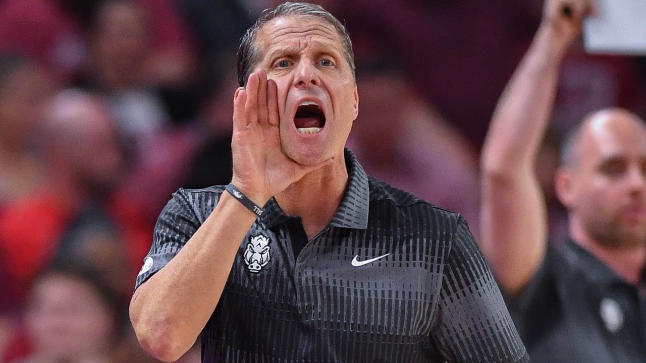 Razorbacks' Eric Musselman on 'coming together' for blowout win - YouTube