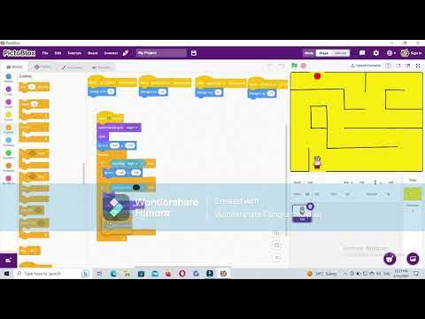 #Codeing for a simple maze game in PictoBlox app - YouTube