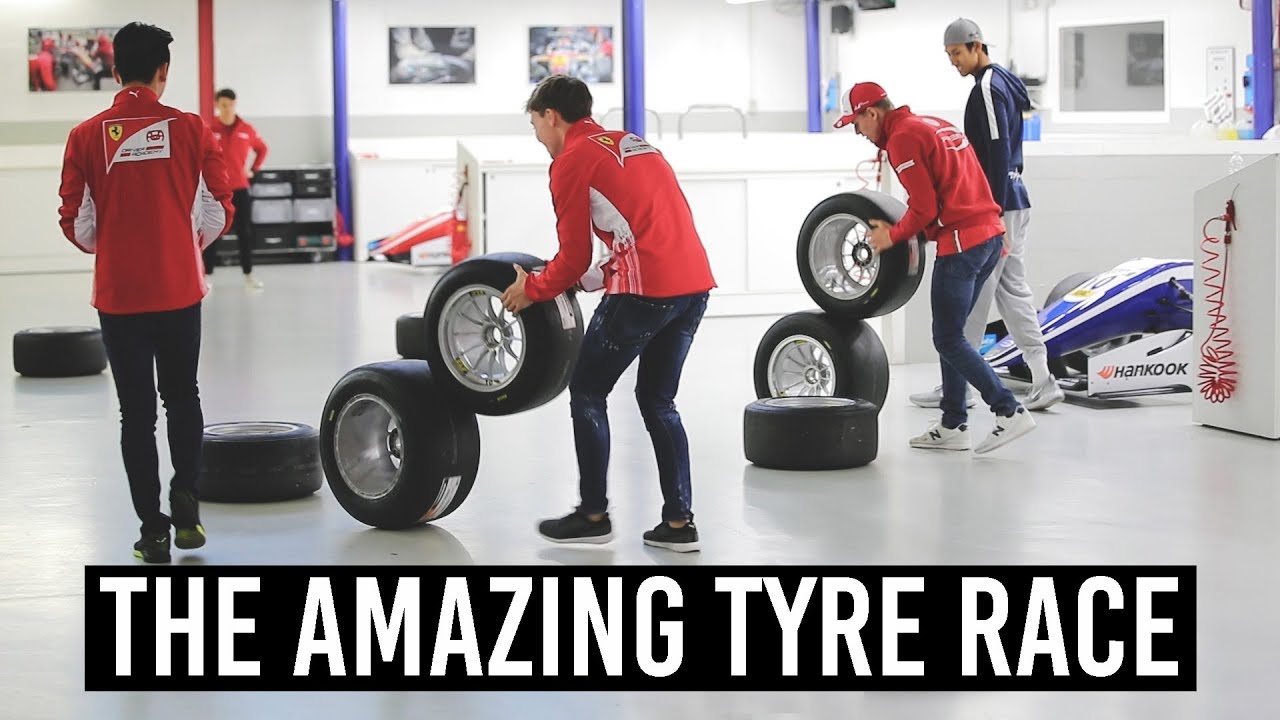 The Amazing Tyre Race - YouTube
